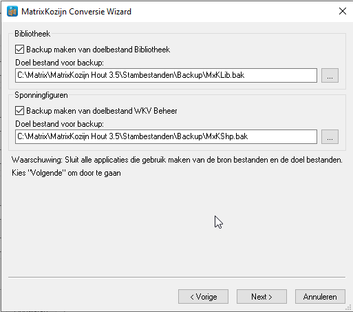 Conversie Stambestanden | Matrix Knowledge Base